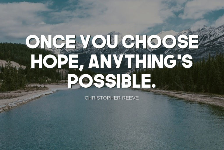 Christopher Reeve quote | Hope - Inspiring Alley