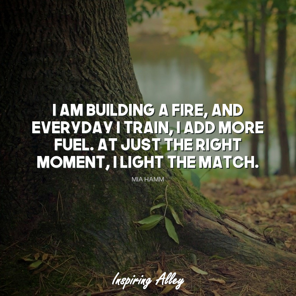 Mia Hamm | I am building - Inspiring Alley