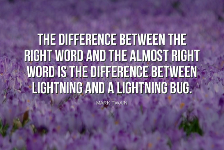Mark Twain quote | The difference between… - Inspiring Alley